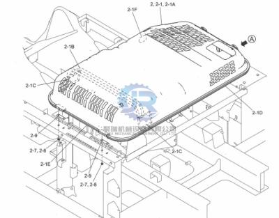 China LC21C00024F1 Guard Install Excavator Protection Parts For skSK330-8 SK350LC-8 for sale