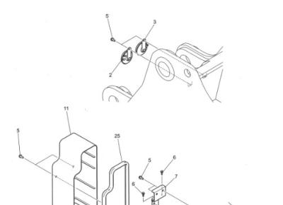 China LC53S00001D1 Horn Excavator Wear Parts For SkSK330-8 SK350LC-8 for sale