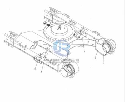 China LC63D00006P1 Guide Track Excavator Wear Parts For skSK330-8 SK350LC-8 for sale
