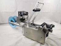China Semi Automatic Manual Round Bottle Labeling Machine Sticker Small Tabletop for sale