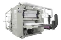 China Automatic Cotton Soft Facial Tissue Folding Machine Non Woven Fabric Cotton Tissue Production Line for sale