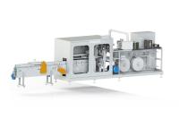 China Removable Cotton Tissue Individually Pre-Made Pouch Cylinder Film Gusseted Packing Machinery for sale