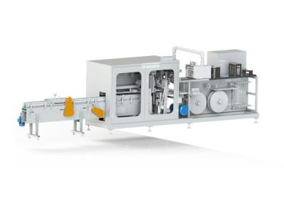 China Removable Cotton Tissue Individually Pre-Made Pouch Cylinder Film Gusseted Packing Machinery for sale