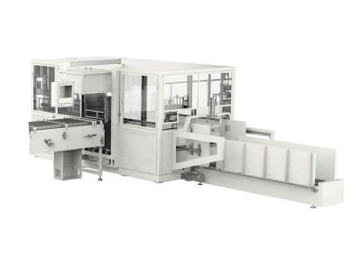 China Full Automatic Cotton Tissue Machine Case Packer Machine Packing Conveyor Line for sale