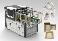 China Paper Lunch Meal Box Automatic Tray Forming Machine Complementary Equipment 90pcs Min for sale