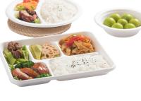 China Twin Screw Extruder Container Bowl Plate Tray Take Away Food Box Making Machine for sale