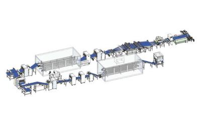 China Floor-Standing Bread Production Line with Cold Storage for sale