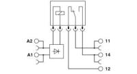 China Easy to Install PLC-RSC-230UC/21 Relay Module 2966207 for Industrial Automation for sale