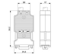 China 2904467 D-SUB Bus Connector SUBCON-PLUS-M/AX 9 for Fast and Stable Data Transmission for sale