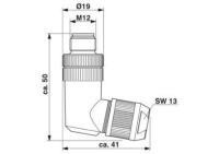China SACC-M12MRD-4Q SH PN 1554539 Data Connector The Perfect Solution for Data Transmission for sale