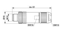 China SACC-M12MRD-4Q SH PN 1554539 Data Connector The Perfect Solution for Data Transmission for sale