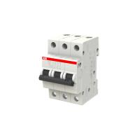 China 220V MCB SH203-C25 Miniature Circuit Breaker 3P C 25A Rated Voltage 220V BCD Curve C for sale