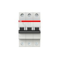 China 220V MCB SH203-C25 Miniature Circuit Breaker 3P C 25A Rated Voltage 220V BCD Curve C for sale