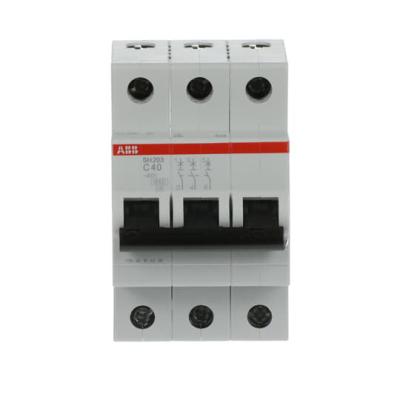 China SH203-C40 Miniature Circuit Breaker 3P C 40 A Rated Voltage 220 Durable Construction for sale