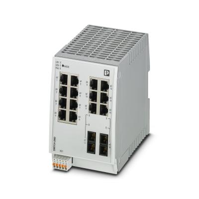 China Industrial Ethernet Switch FL SWITCH 2214-2FX SM with IP65 Protection by Phoenix Contact for sale