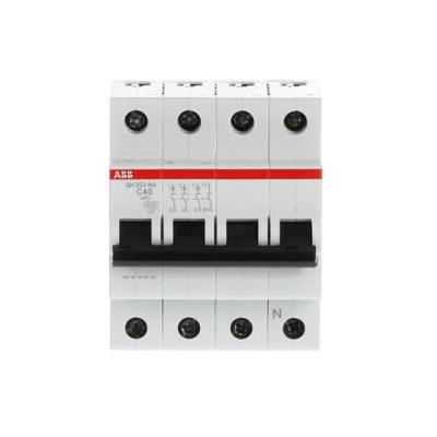 China MCB SH203-C40NA Miniature Circuit Breaker 3 NP C Rated Frequency Hz 50 40A Rated Current for sale