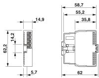 China RAXL SE PSDO4/2 2A Security Module with IP20 Protection Level from Phoenix Contact for sale