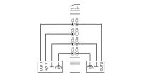 China IP20 Protection Level 2861263 IB IL 24 DO 2-2A-PAC Phoenix Contact Digital Module for sale