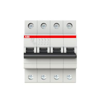 China MCB SH204-C20 Miniature Circuit Breaker Rated Frequency Hz 50 4P C 20 A Rated Voltage 220 for sale