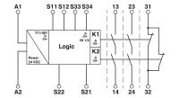 China PSR-SPP-24UC/ESA4/2X1/1X2 Safety Relays Ensuring Safe and Smooth Industrial Processes for sale