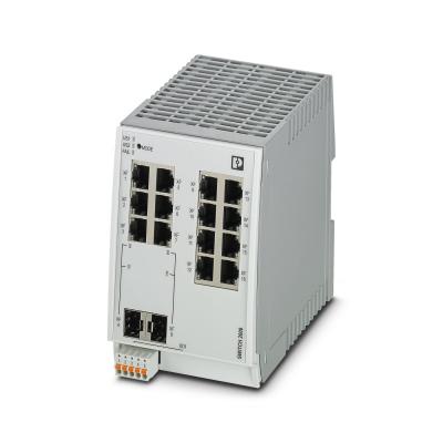 China Industrial Ethernet Switch FL SWITCH 2214-2SFX IP65 Protection for EtherNet/IP Network for sale