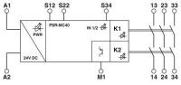 China Phoenix Contact PSR-MC40-3NO-1DO-24DC-SC Safety Relay 12.5*112.2*114.5mm Voltage Control for sale