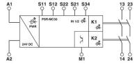 China PSR-MC30-2NO-1DO-24DC-SP Safety Relay for Voltage Protection in Industrial Settings for sale