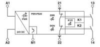 China 2700356 Phoenix Contact Safety Relay -PSR-PS20-1NO-1NC-24DC-SC for Voltage Shutdown for sale