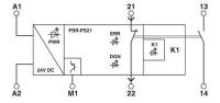 China Coupling Relay- PSR-PS21-1NO-1NC-24DC-SC by Phoenix Contact- Protect Feature Included for sale