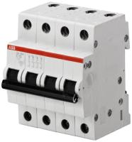 China 4 Pole MCB SH204-D6 Miniature Circuit Breaker Rated Current 6A 4P Number of Pole 4 for sale
