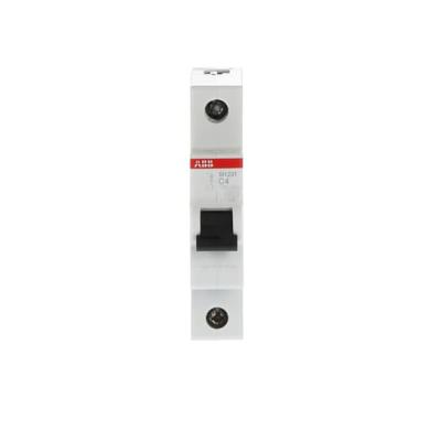 China 1P MCB SH201-C4 Miniature Circuit Breaker Number of Pole 1 220V Rated Voltage 220 for sale