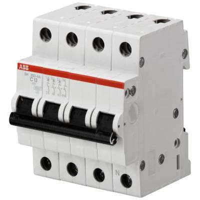 China 3 Pole 220V MCB SH203-C4NA Miniature Circuit Breaker C 220V 4 A for sale