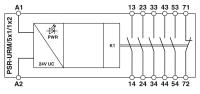 China Voltage Relay 2981965 PSR-SPP- 24UC/URM/5X1/1X2 with Long Lifespan by Phoenix Contact for sale
