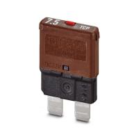 China 2 Poles 32V Rated Voltage 0700007 Thermal Magnetic Device Circuit Breakers 7.5/DC32V for sale