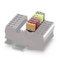 China 2 Poles 32V Rated Voltage 0700007 Thermal Magnetic Device Circuit Breakers 7.5/DC32V for sale