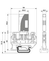 China Magnetic Thermal Magnetic Device Circuit Breakers TCP 0712107 0 1A for 2 Poles Number for sale