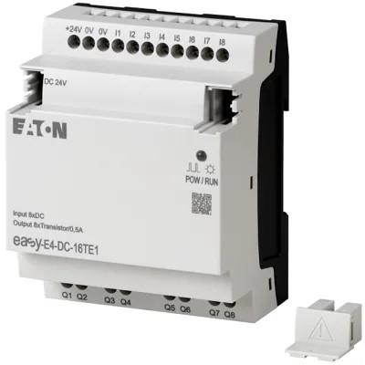China 24V DC DI/O Control Power Source Control Relays 8DI8DO Screw Terminal EASY-E4-DC-16TE1 for sale