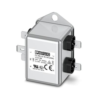 China 1334398 FIL-WM-1S-1N-10A-250V AC 50/60 Hz EMC Filter for Electrical Noise Suppression for sale
