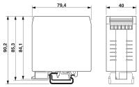 China 2783082 NEF 1-6 EMC Filter with 240V AC L-N 50Hz 60Hz Nominal Center Frequency for sale