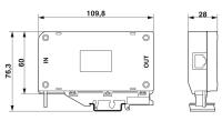 China Durable Protection 2800723 D-LAN-CAT.5-FP Surge Protector 4-Pole 24V DC Rated Voltage for sale