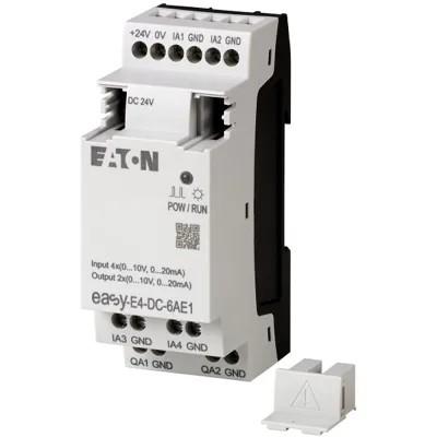 China 4AI2AO Analog Inputs/Outputs 0-10V/0-4-20mA 12-bit EASY-E4-DC-6AE1 Screw Terminal for sale