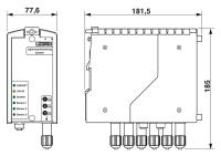 China 24V DC 2800618 LM-S-A/C-3S-ETH Lightning Current Measurement System with 4 Poles for sale