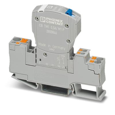 China 2800846 CB TM1 0.5A M1 P Thermal Magnetic Device Circuit Breakers 50V DC 5 Poles for sale