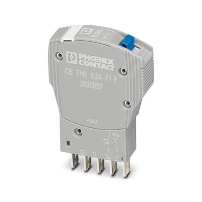 China 50 V DC 5 Poles 2800857 CB TM1 0.5A F1 P Thermal Magnetic Device Circuit Breakers for sale