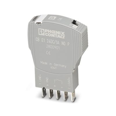 China 24V DC Rated Voltage 2800901 CB E1 24DC/1A NO P Electronic Equipment Circuit Breaker for sale