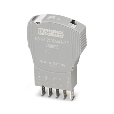 China 24 V DC Rated Voltage 2800905 CB E1 24DC/6A NO P Electronic Equipment Circuit Breaker for sale
