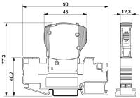 China 5 Poles 24 V DC 2800906 CB E1 24DC/8A NO P Electronic Equipment Circuit Breaker for sale