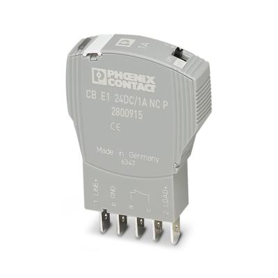 China 5 Poles Number 2800915 CB E1 24DC/1A NC P Electronic Equipment Circuit Breaker Rated Voltage 24 V DC for sale