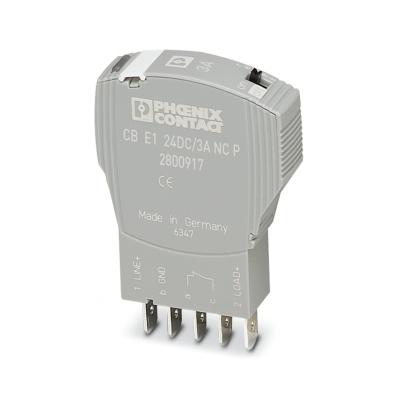 China 24V DC Rated 2800917 CB E1 24DC/3A NC P Electronic Equipment Circuit Breaker with 5 Poles for sale