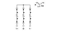 China VAL-MS-CN 1000DC-PV/2 V-FM Type 2 Surge Protector Number of Pole 2 2801311 for sale